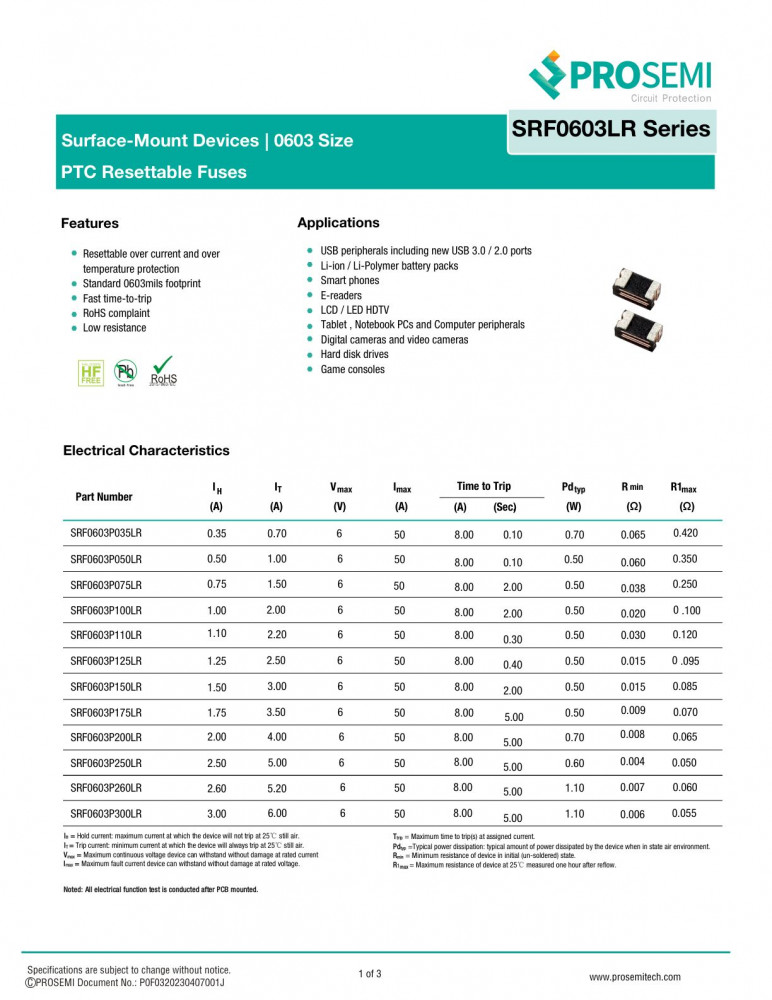 Technical document page 1