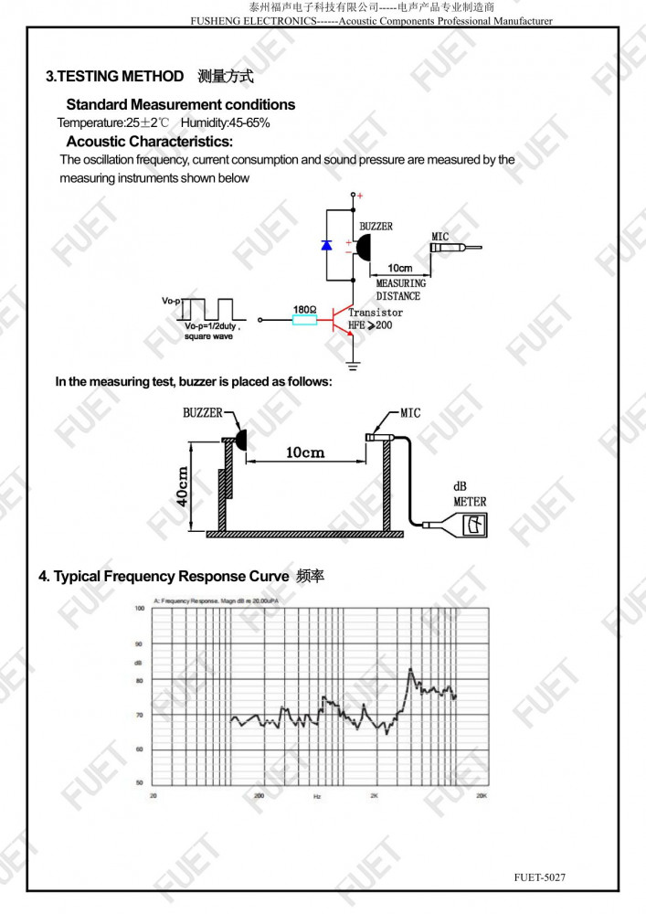 FUET-5027 specification page 3