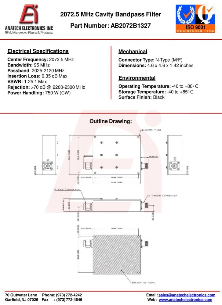 AB2072B1327 technical document page 1