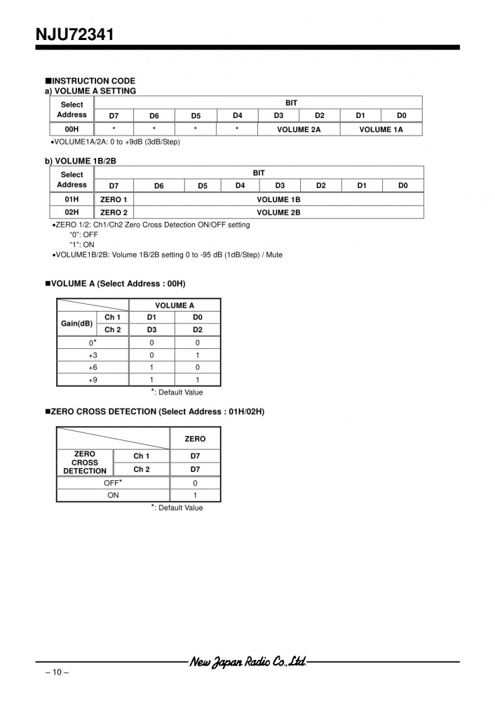 NJU72341 technical document page 10