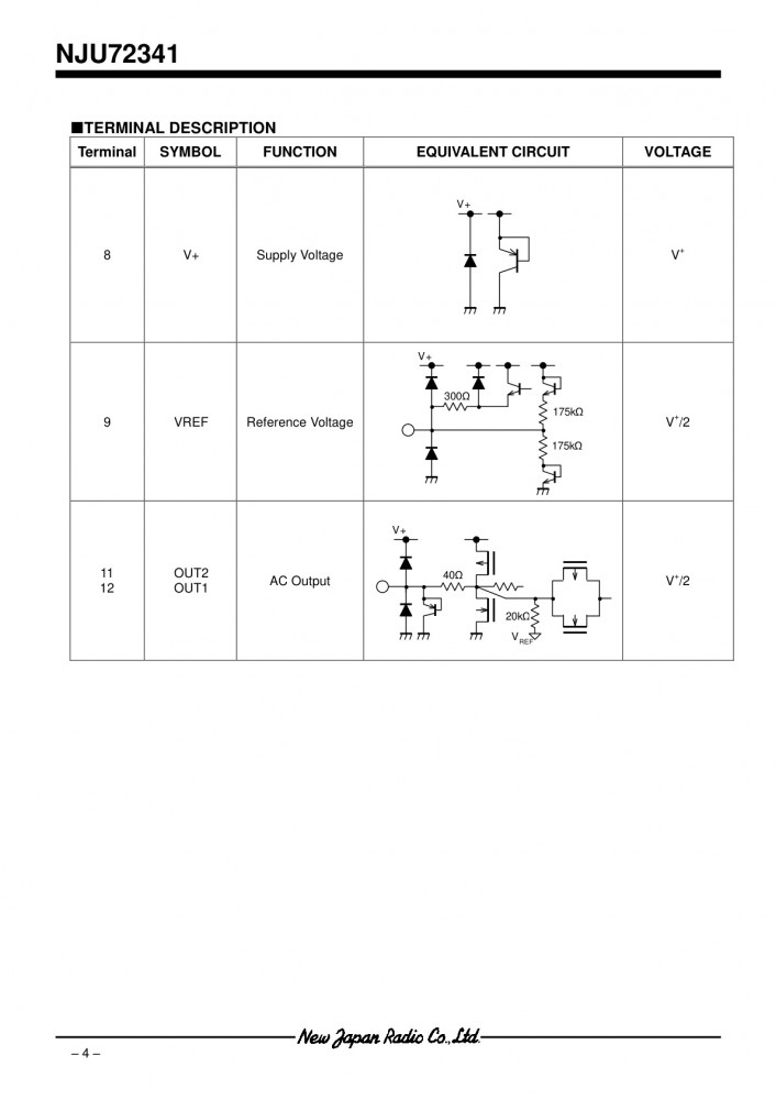 NJU72341 technical document page 4
