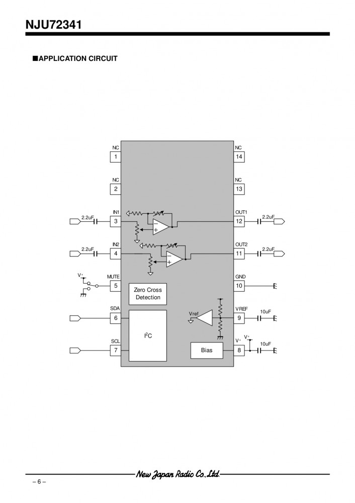 NJU72341 technical document page 6