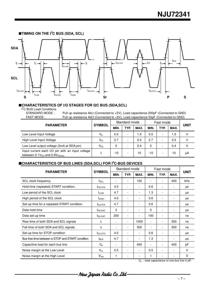NJU72341 technical document page 7