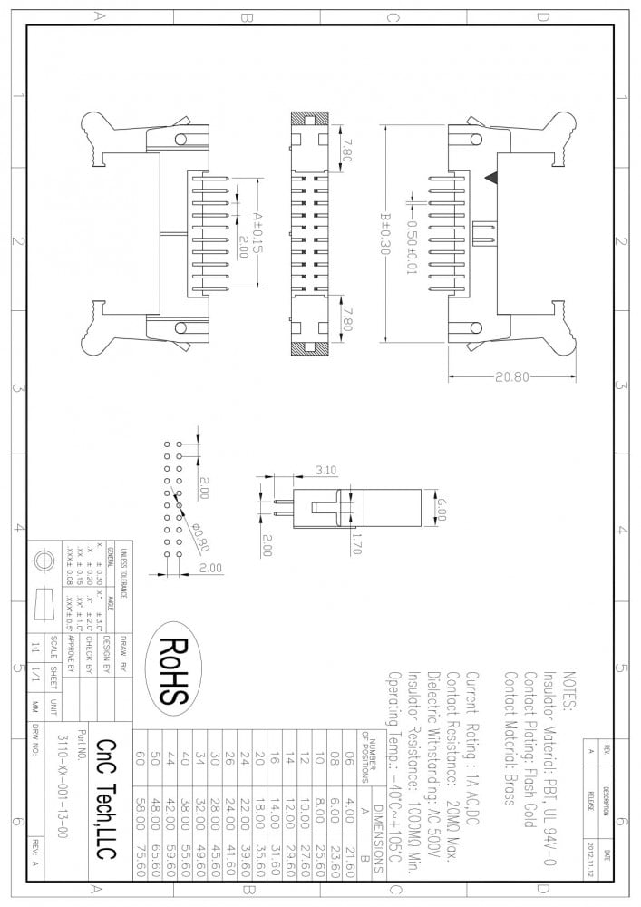 CNC Tech 3110-16-001-13-00 technical document preview