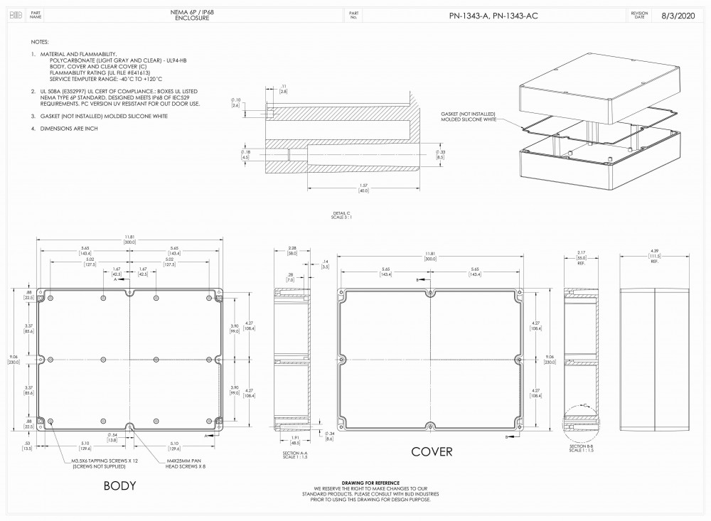 PN-1343-AC product drawing image
