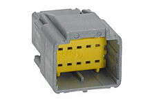 NSCC Male Housing, Terminal Size 1.50mm, Non-Sealed, 5.0mm Pitch, 10 Circuits, Gray for sale