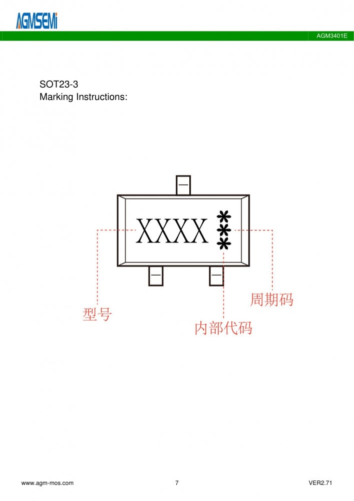 AGM3401E datasheet page 7