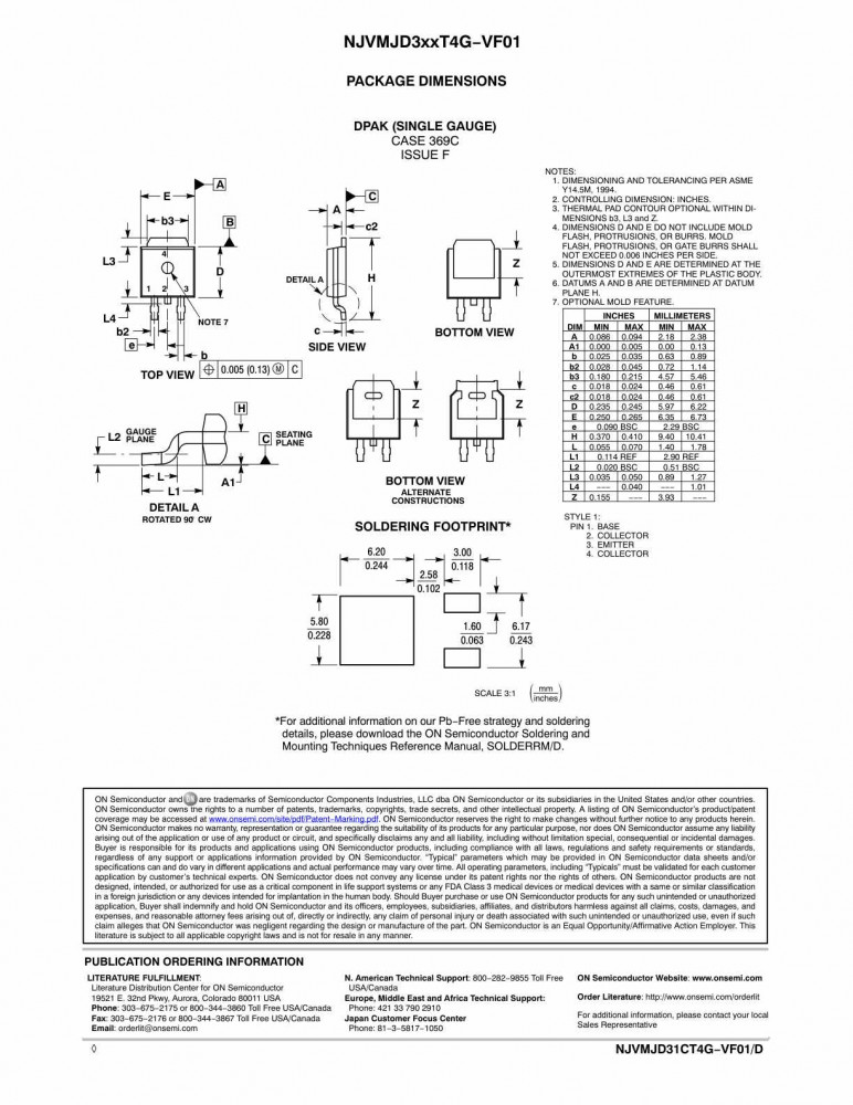 NJVMJD32CT4G-VF01 datasheet page 8