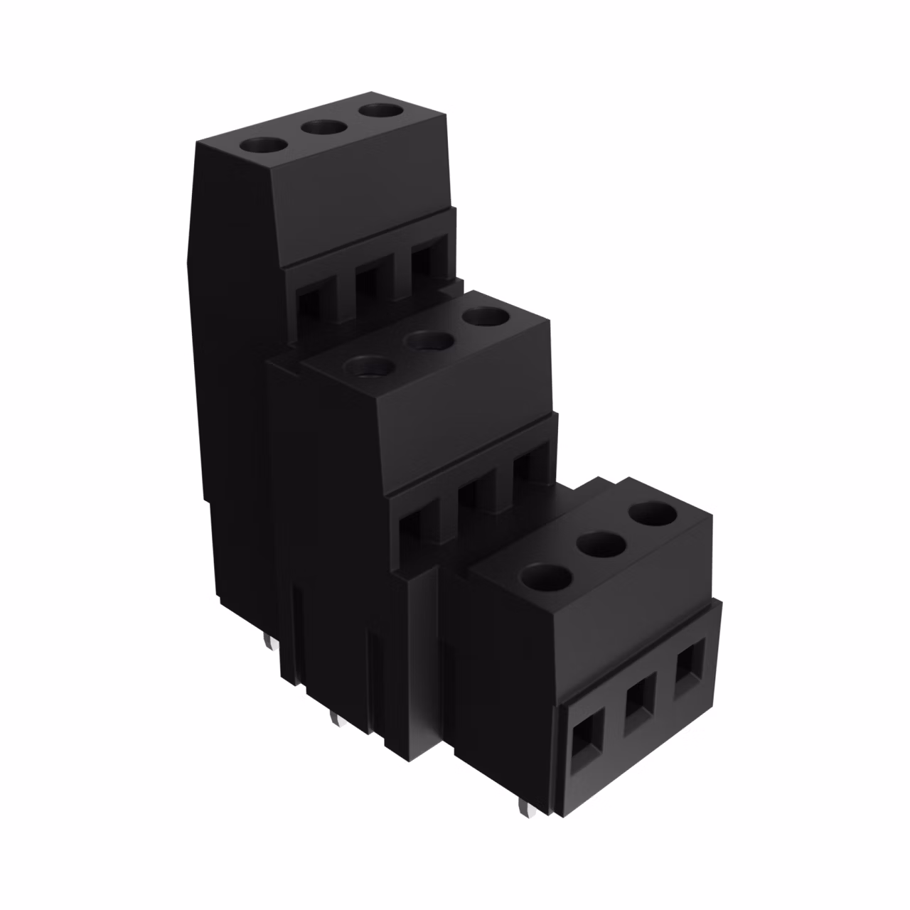 5.08mm Pitch Beau Eurostyle Medium Profile, Three Level Terminal Block, Modular, 9 Circuits for sale