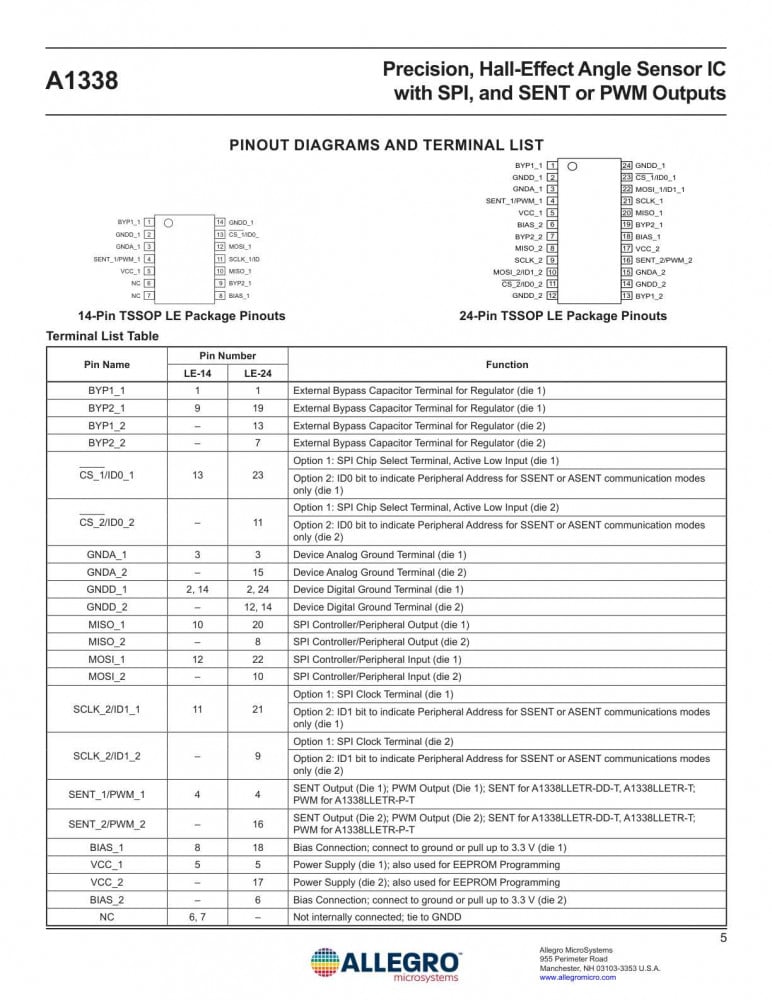 A1338 datasheet page 5