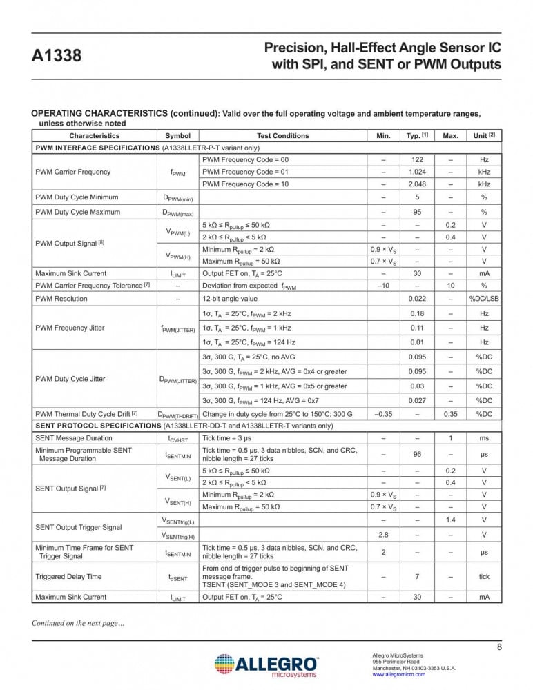 A1338 datasheet page 8