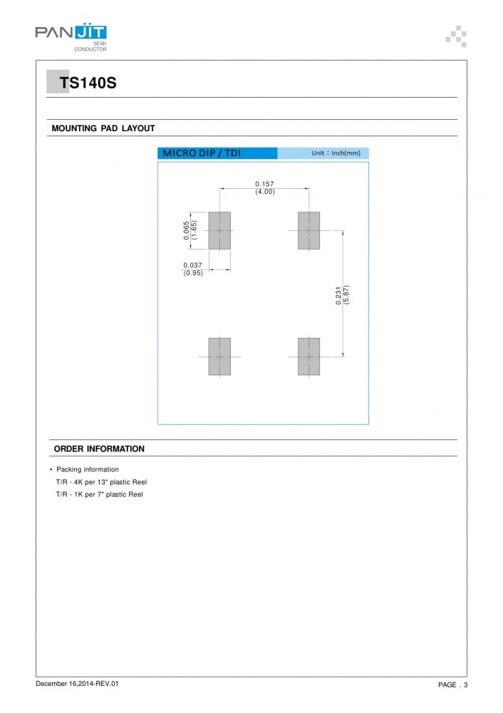 TS140S datasheet page 3