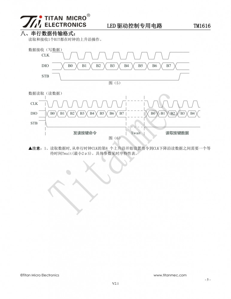 TM1616 datasheet page 5