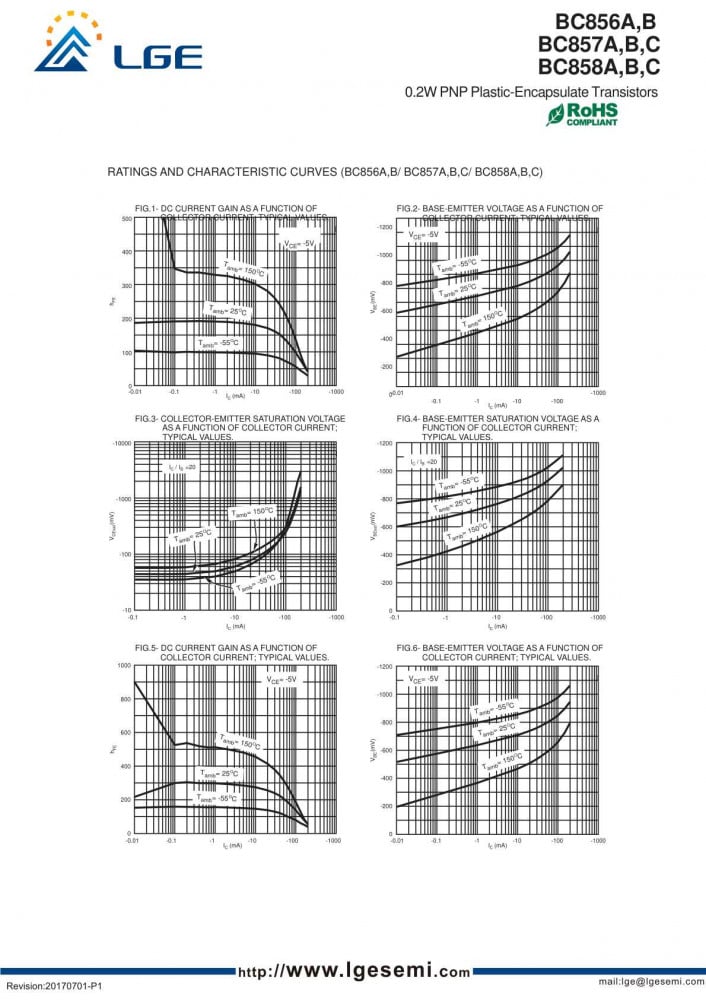 LGE BC857B datasheet page 2