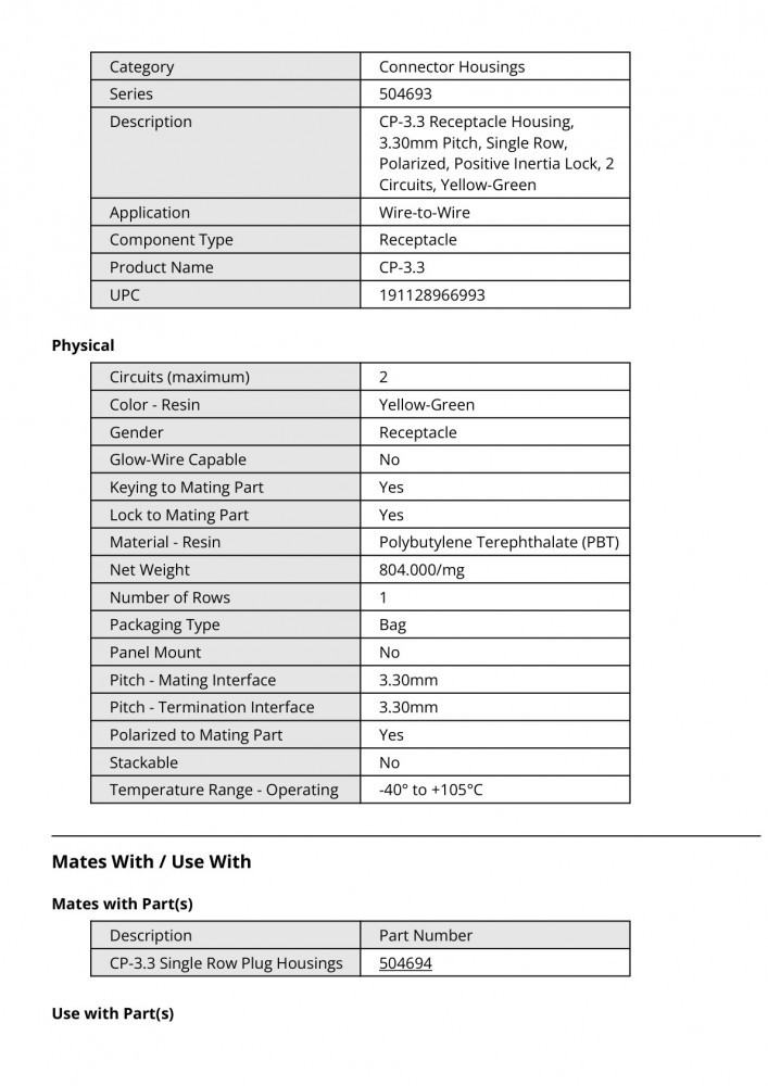 Product document preview, page 2