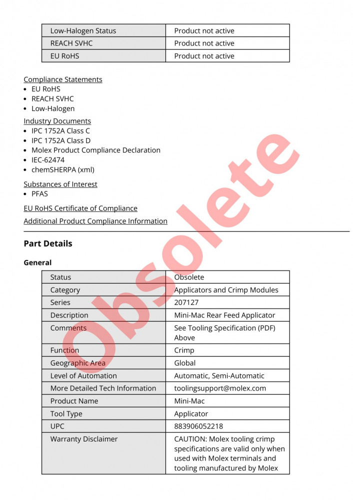 Tooling document preview, page 2