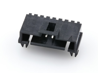 C-Grid PCB Header, 2.54mm Pitch, Through Hole, Dual Row, Right-Angle Shrouded, Version A, High-Temperature, 48 Circuits, Tin (Sn) Plating, 3.30mm Tail Length