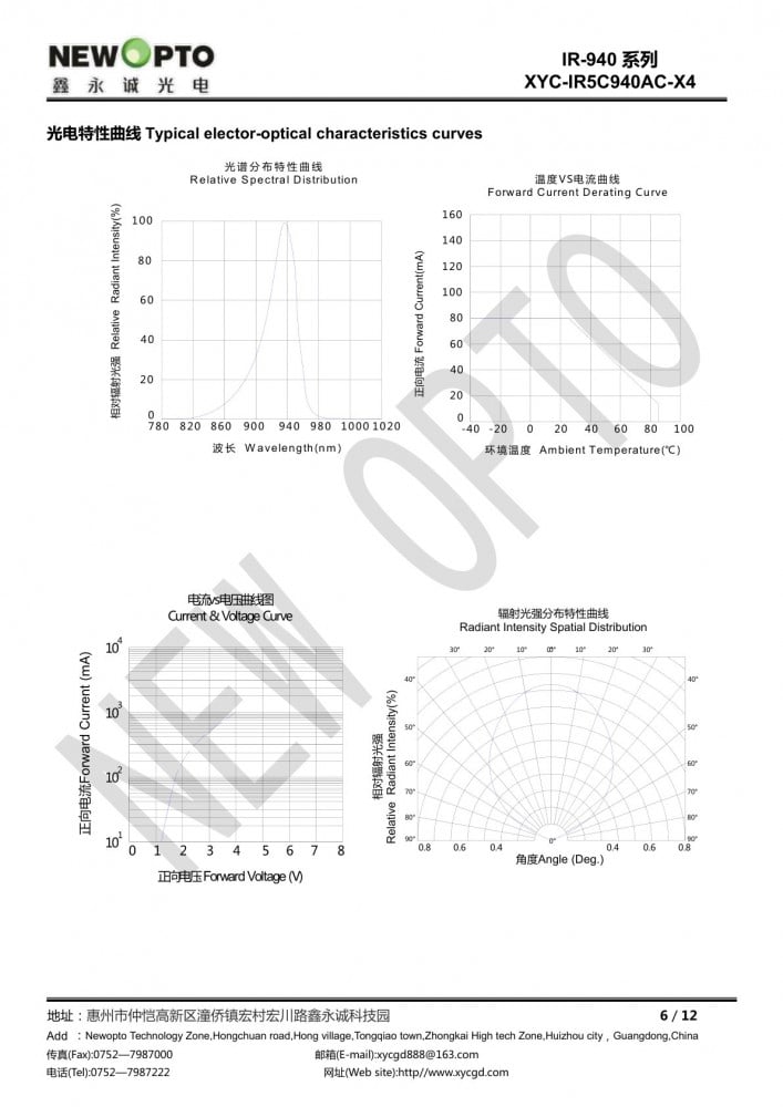 XYC-IR5C940AC-X4 specification page 6