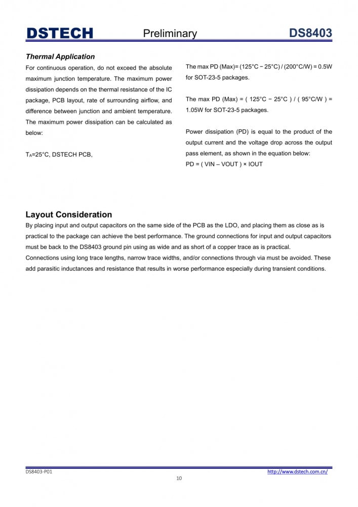 DS8403 datasheet page 10