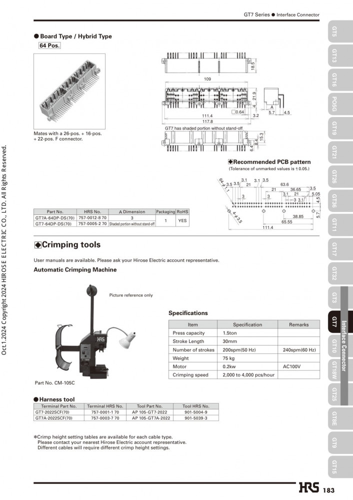 GT7 Series documentation page 5
