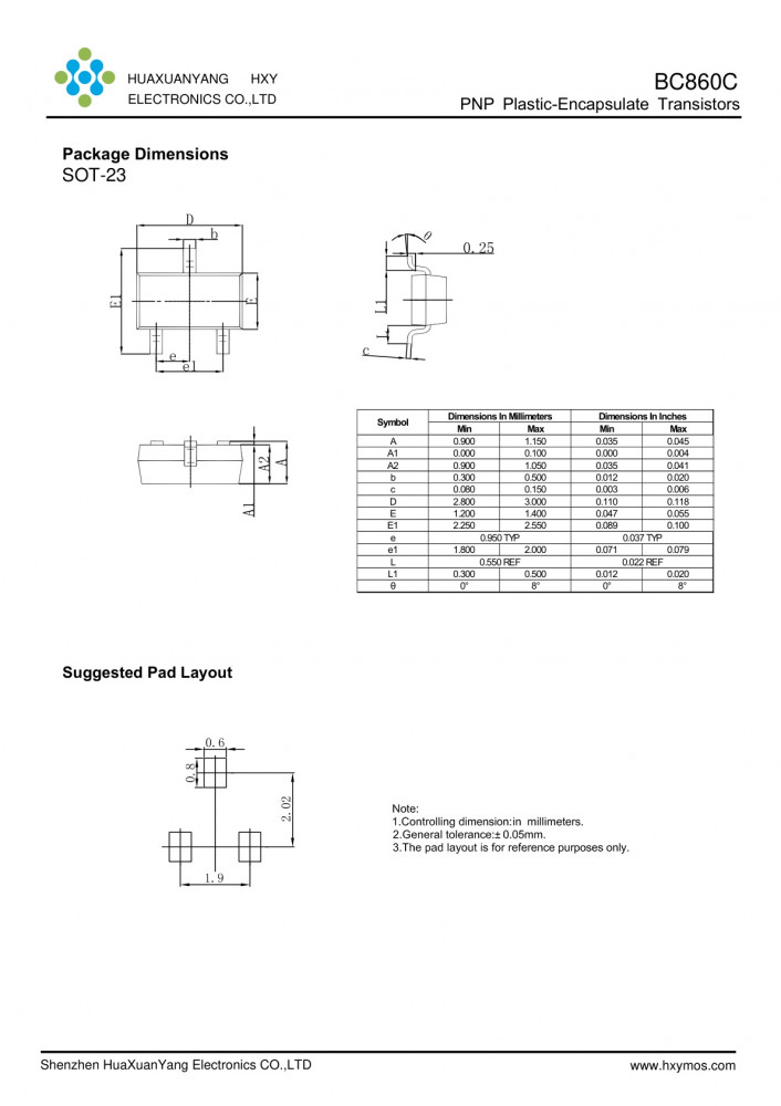 BC860C-HXY datasheet page 4