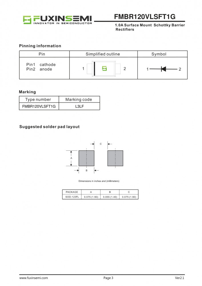 FMBR120VLSFT1G datasheet page 3