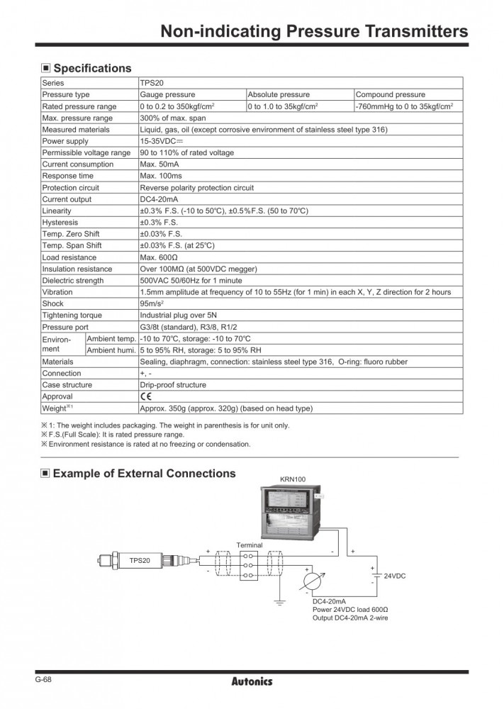 TPS20-G2OF8-00 technical datasheet page 2