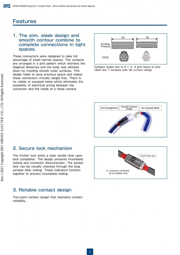 HRS DF62 series datasheet page 2