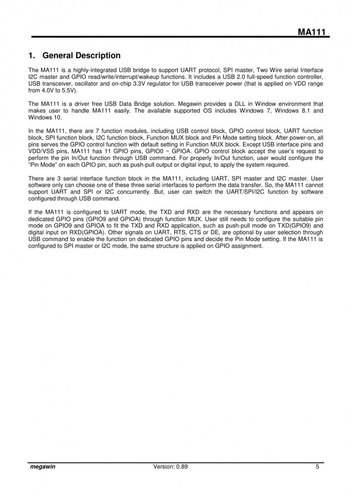 MA111 datasheet page 5