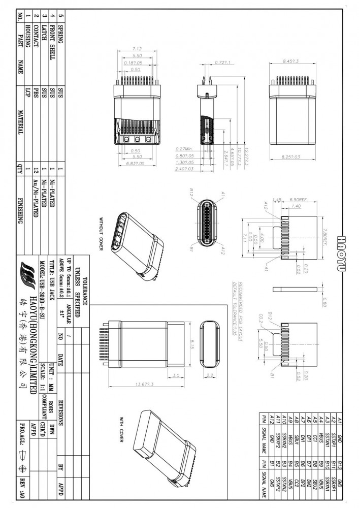 USB-309D-B-SU technical document page 8