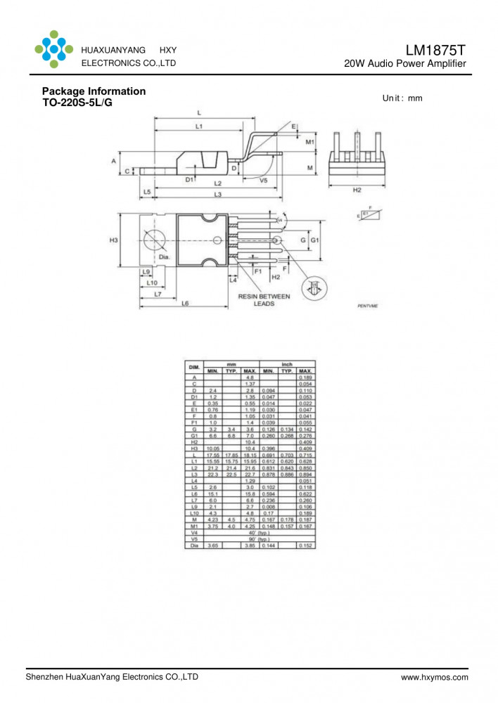 LM1875T datasheet page 7
