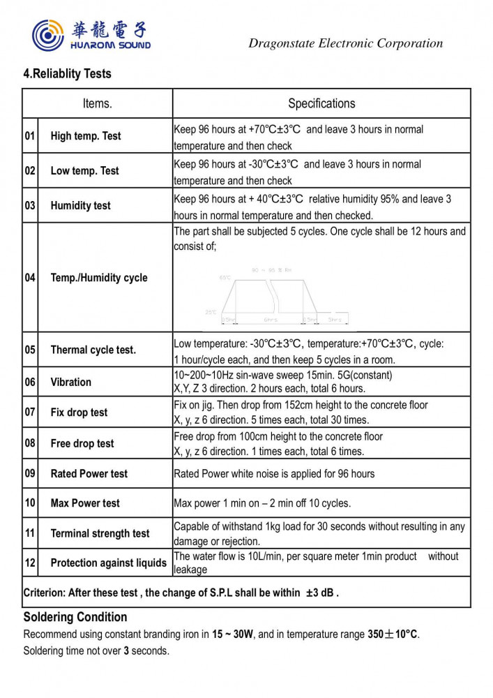 HDK-4004BB-2C3 specification page 6