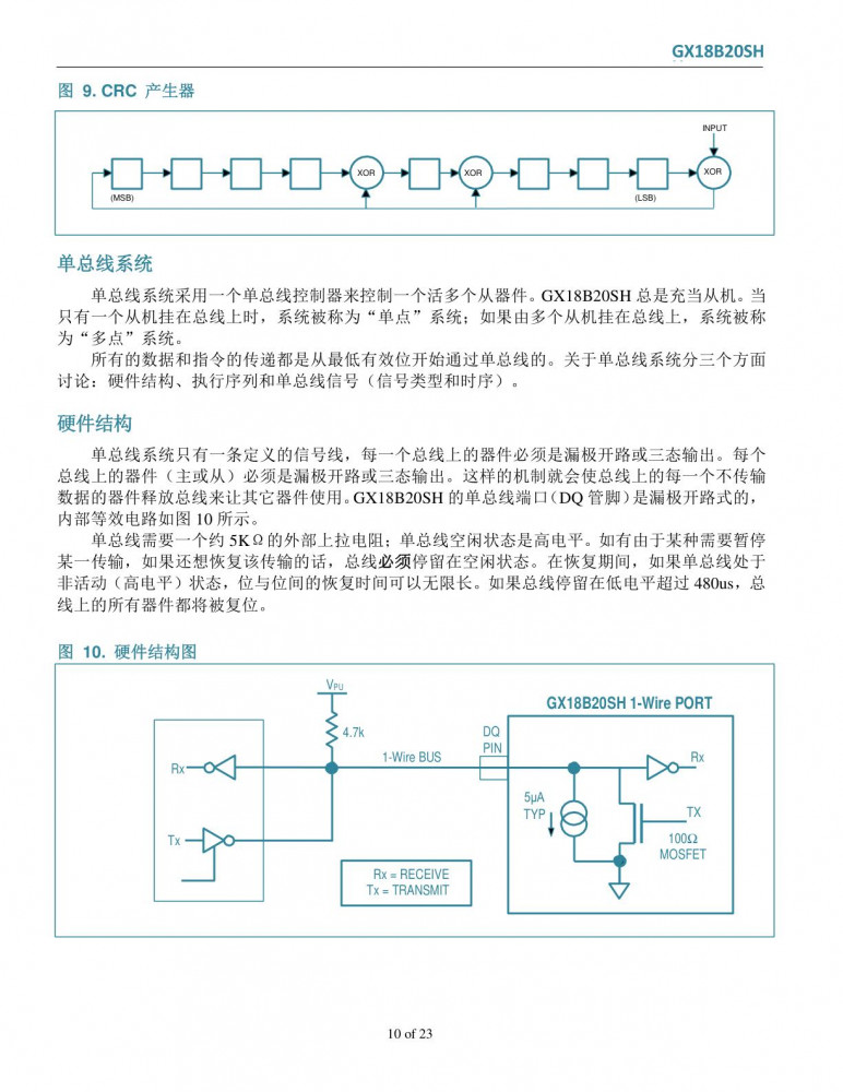 GX18B20SH datasheet page 10