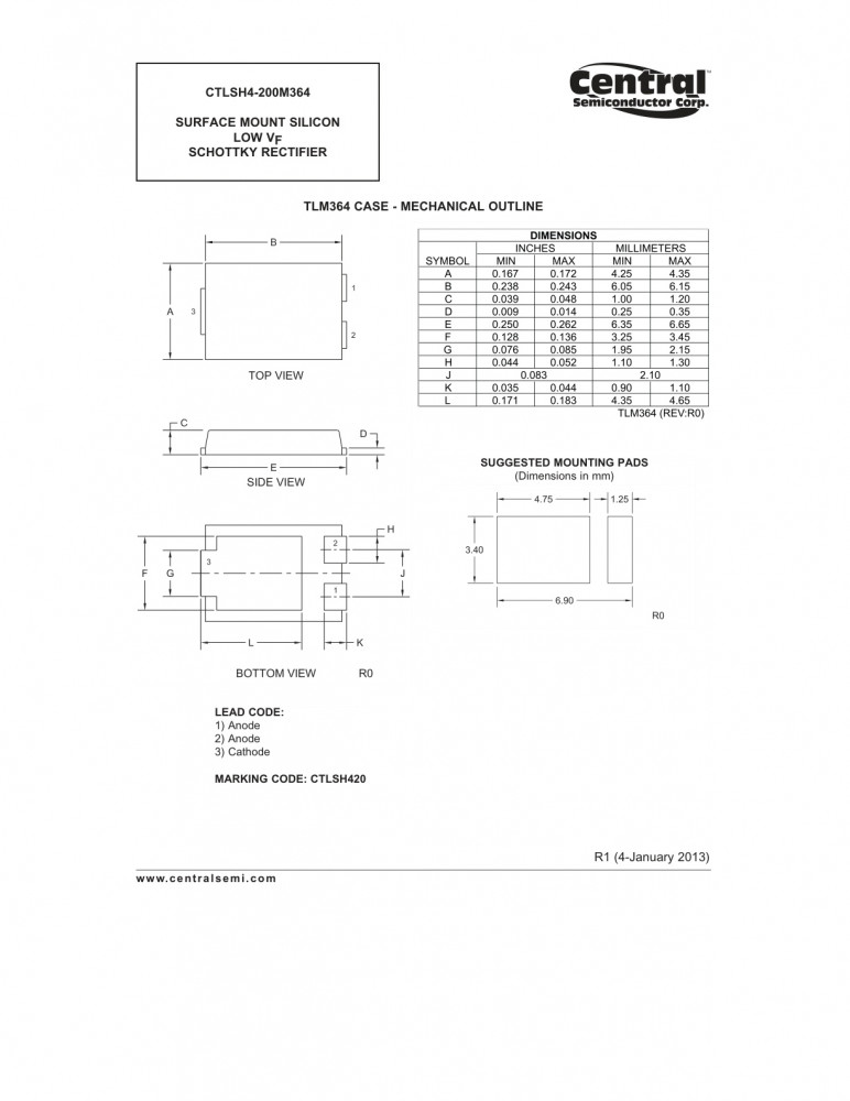 CTLSH4-200M364 datasheet page 2