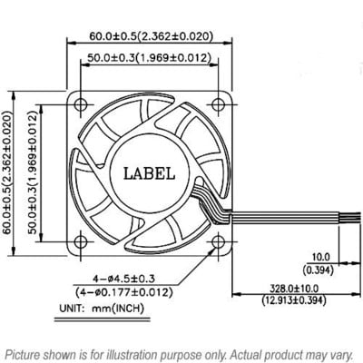 DELTA AFC0612DB-F00 Heat Sink Cooling Fan for Electronic Chip Thermal Management for sale