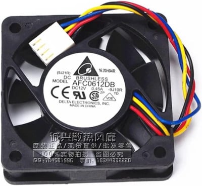 DELTA AFC0612DB-F00 Heat Sink Cooling Fan for Electronic Chip Thermal Management for sale