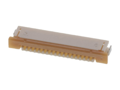 Easy-On FFC/FPC Connector, 1.00mm Pitch, Slider Series, Right-Angle, Bottom Contact, 3.00mm Height, 29 Circuits, Tin-Bismuth Plating