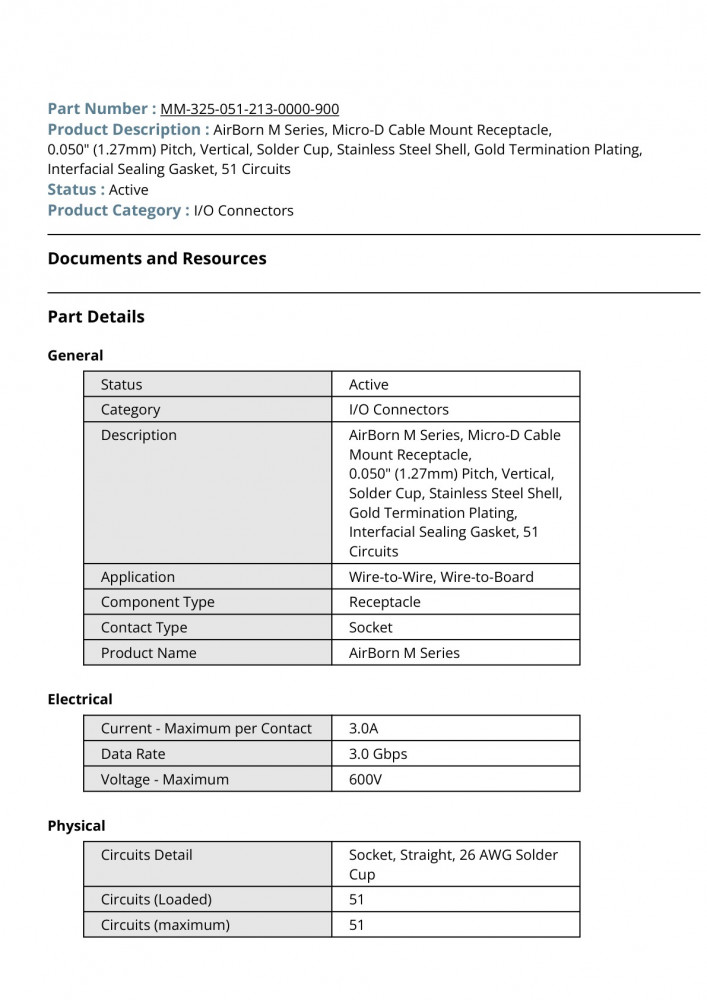 Product technical document image 1
