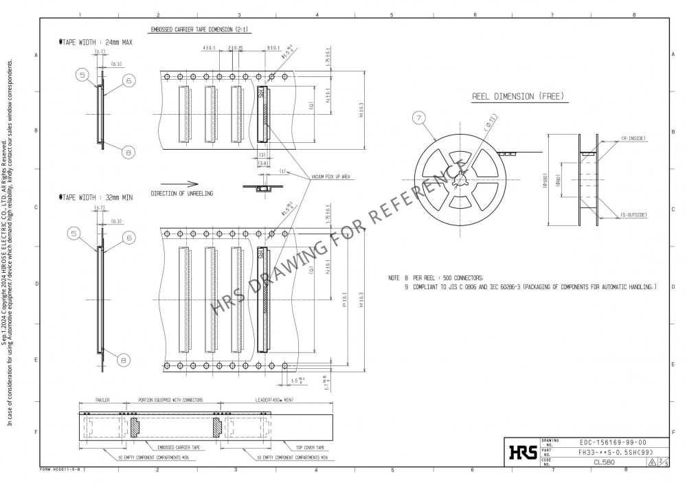 FH33 series technical drawing page 2