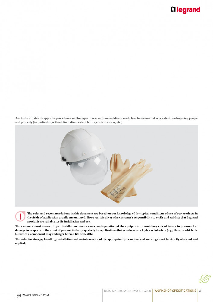 Legrand DMX-SP technical document preview, page 5