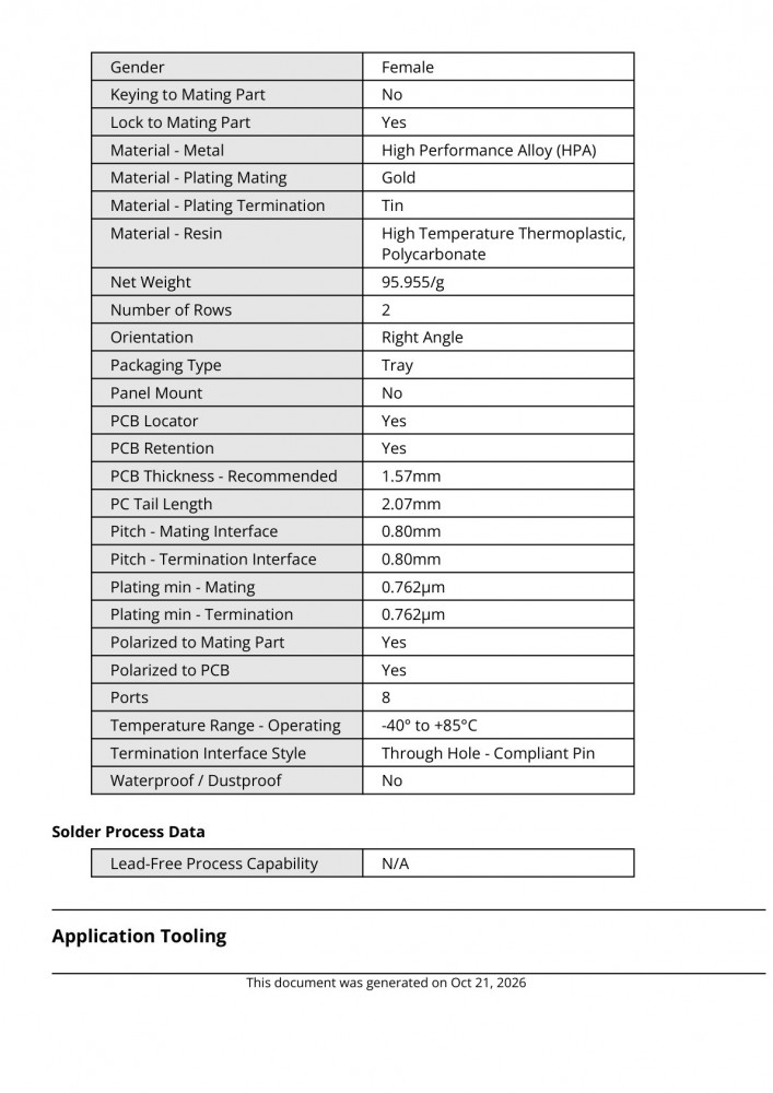 MOLEX 760465003 technical document page 3