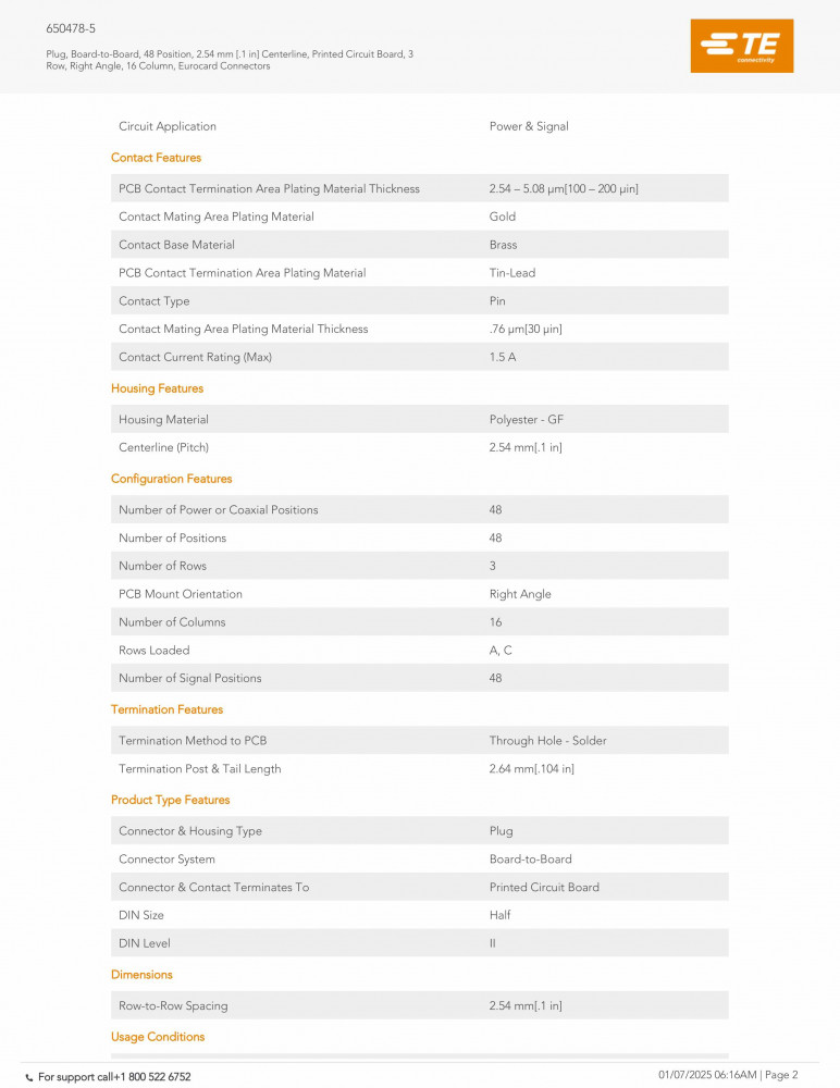 650478-5 technical document page 2