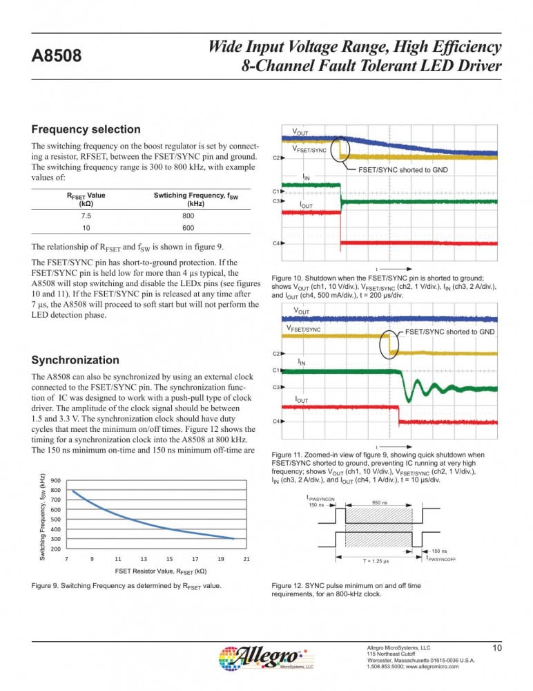 A8508 datasheet page 10