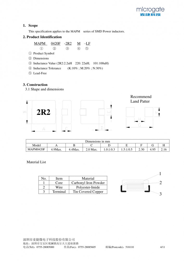 MAPM0420F specification page 4