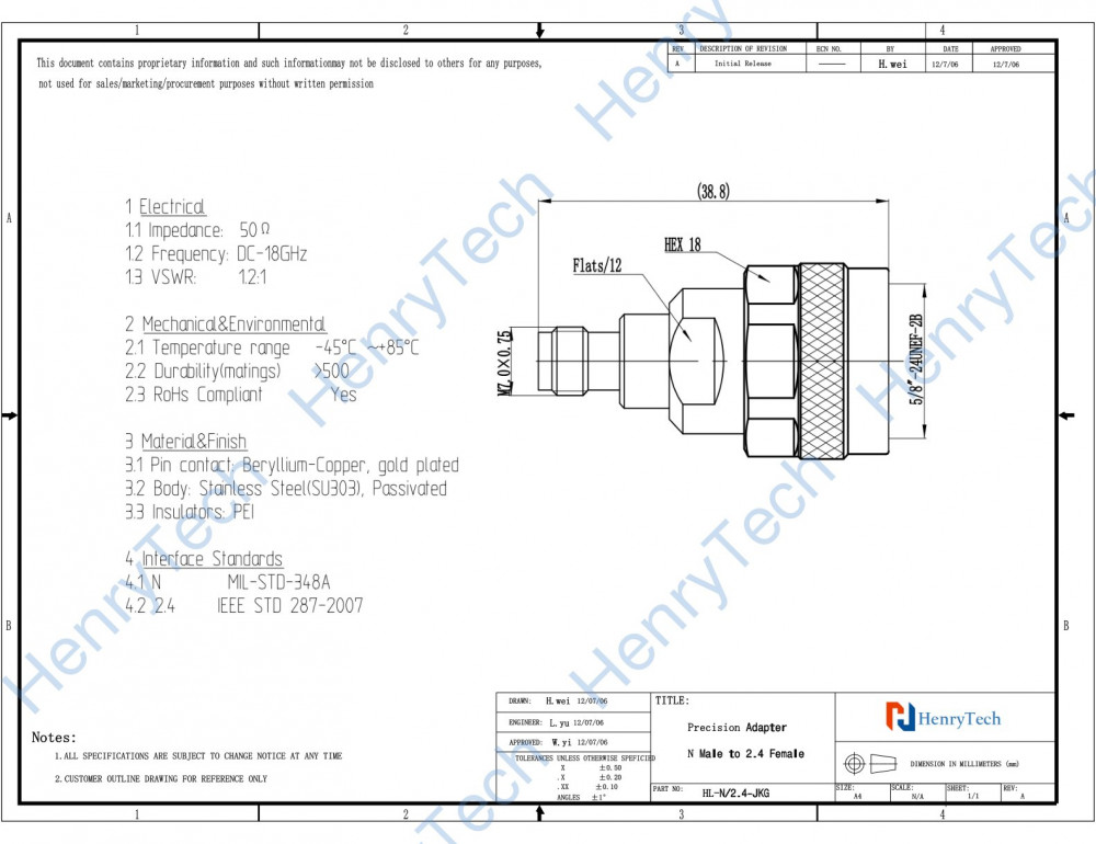 HL-N/2.4-JKG technical document preview