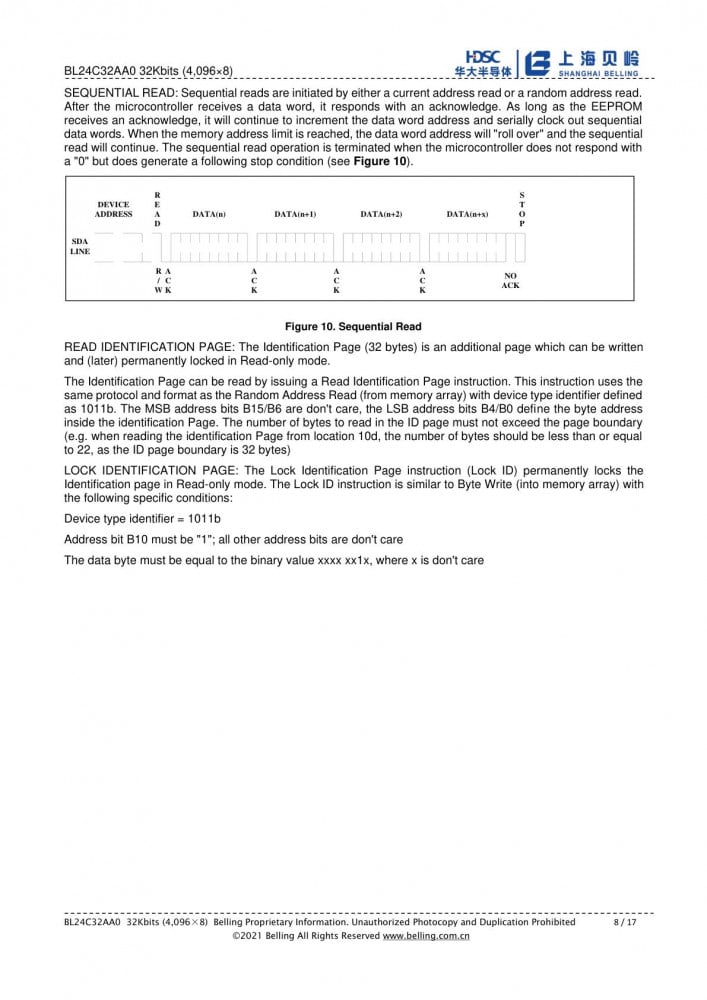 BL24C32AA0 datasheet page 8