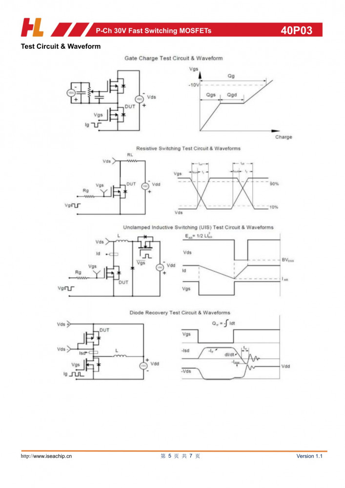 40P03 datasheet page 5