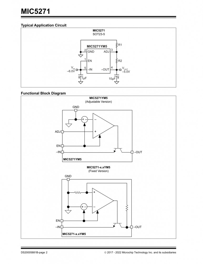 MIC5271 datasheet page 2