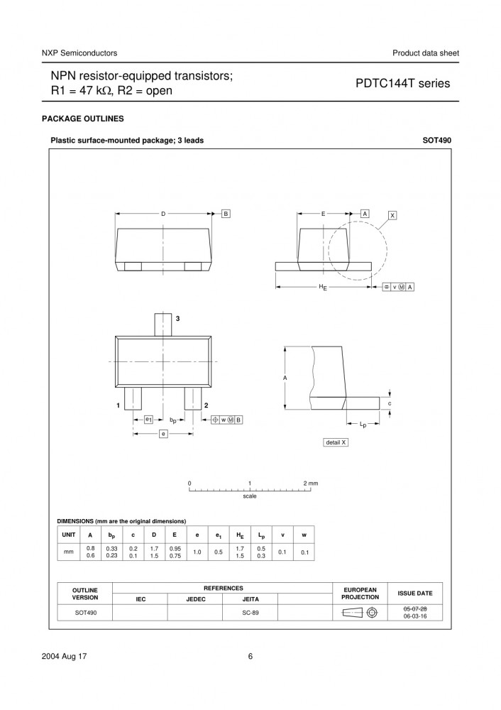 PDTC144T datasheet page 7