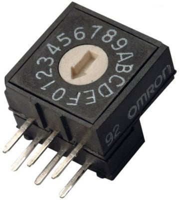 APEM P36101 DIP Switch – Reliable SIP Switch for PCB Mounting
